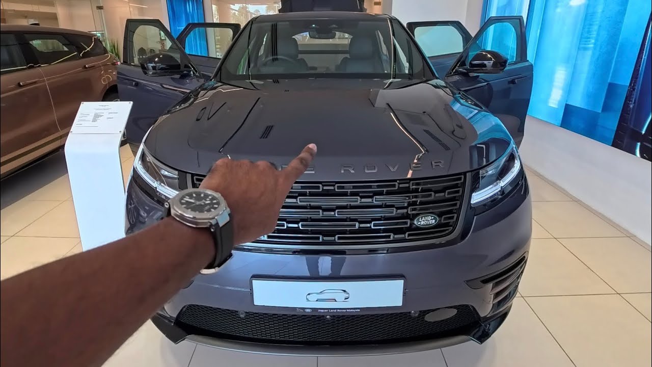 POV! New 2025! RANGE ROVER VELAR in Varesine Blue & Ebony Interior ...