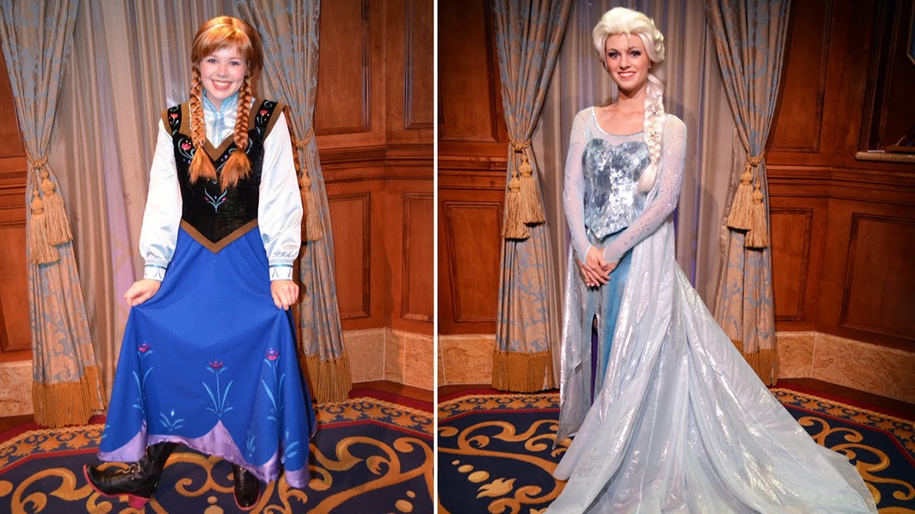 UPDATED Anna & Elsa FROZEN Meet & Greet - Meeting Separately (in Same ...