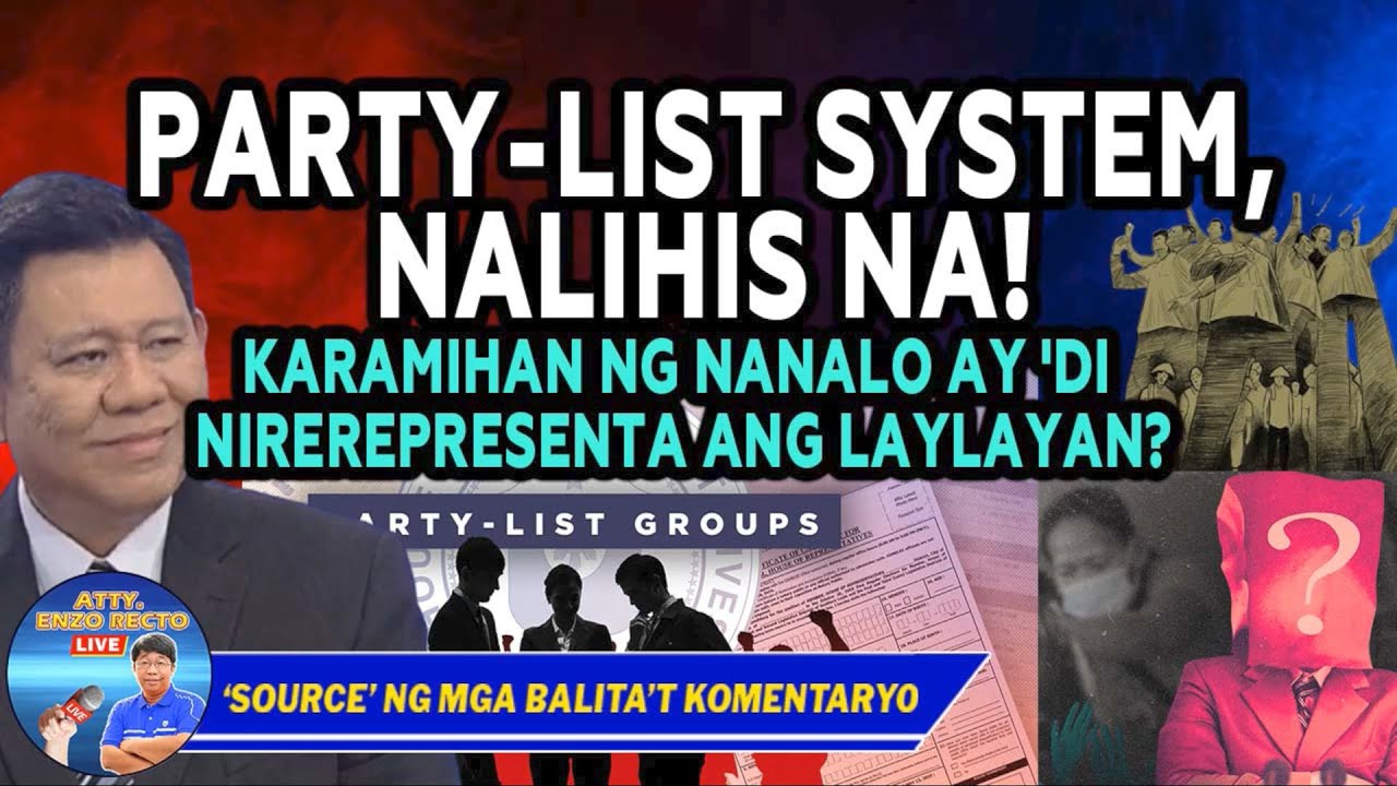 PARTY-LIST SYSTEM, NALIHIS NA! KARAMIHAN NG NANALO AY 'DI ...