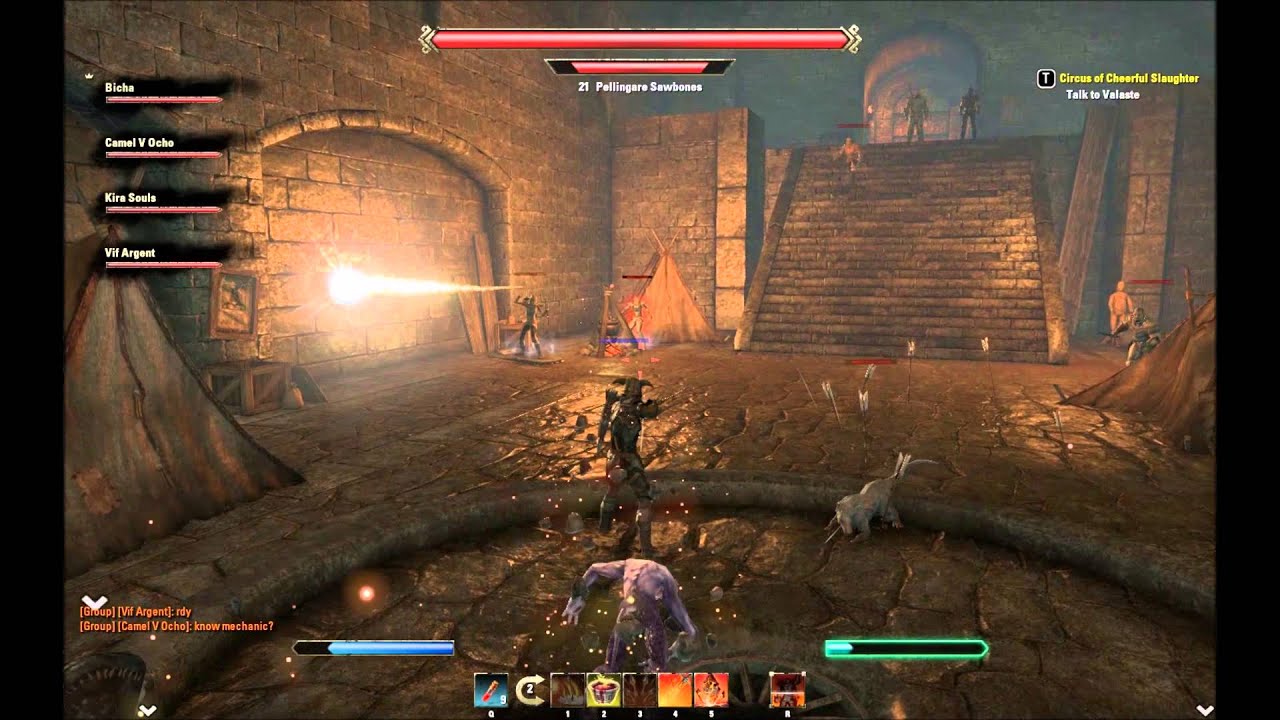 TESO The elder scrolls online gameplay español mazmorra wayrest sewers ...