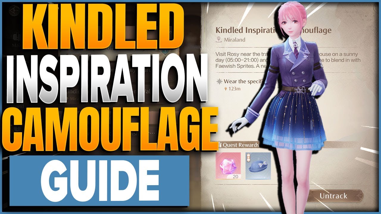 Kindled Inspiration Camouflage Guide | Infinity Nikki | Find The ...