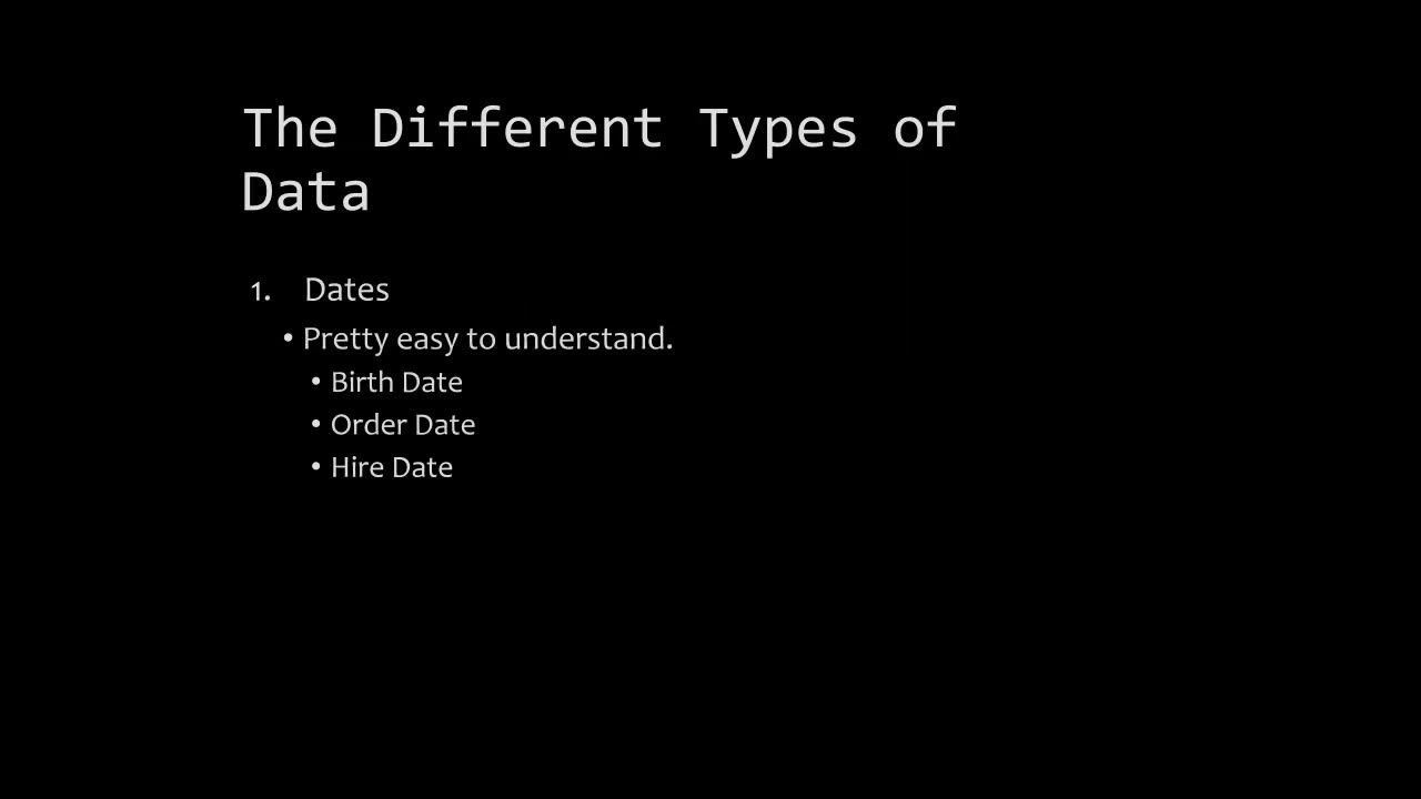 Introduction To Datatypes Youtube