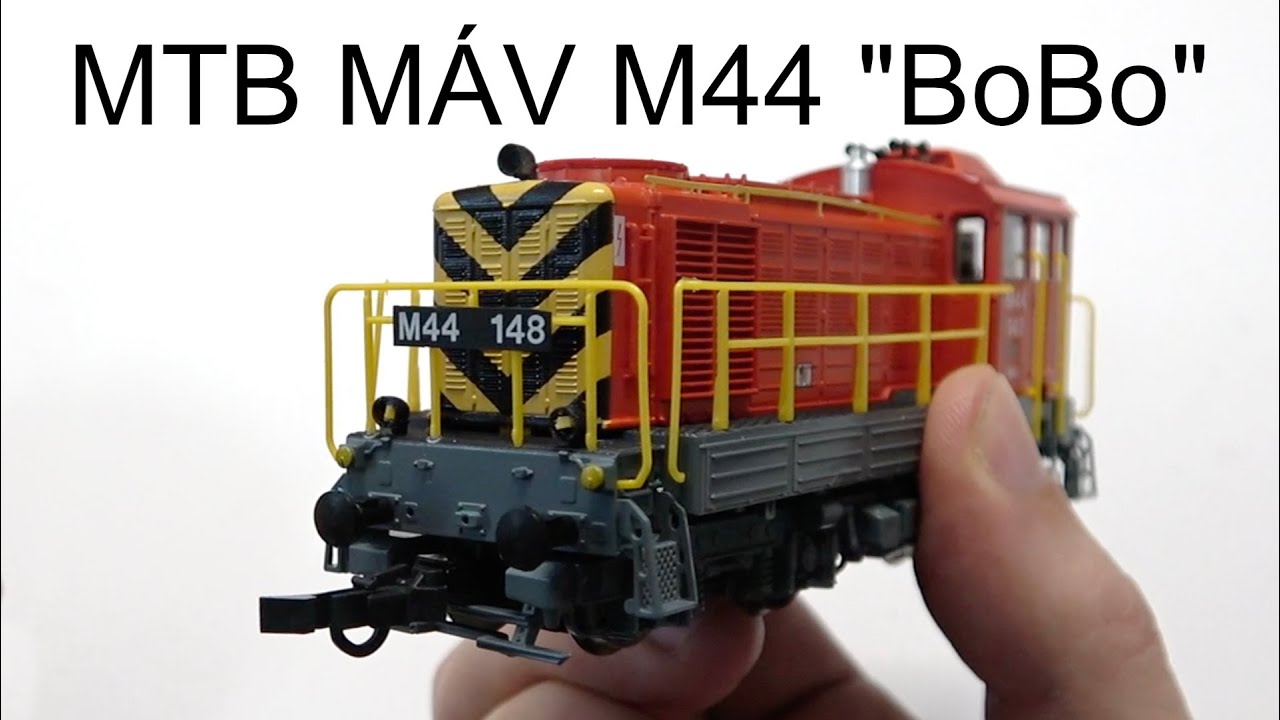 Modellbemutató: MTB MÁV M44 148 "Bobo" - YouTube
