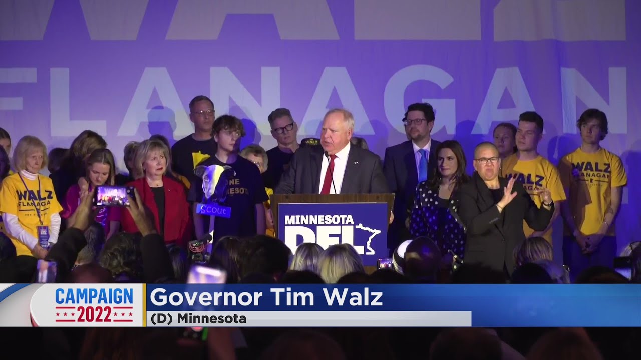 Election headlines: Gov. Walz, Dems win big in Minnesota - YouTube