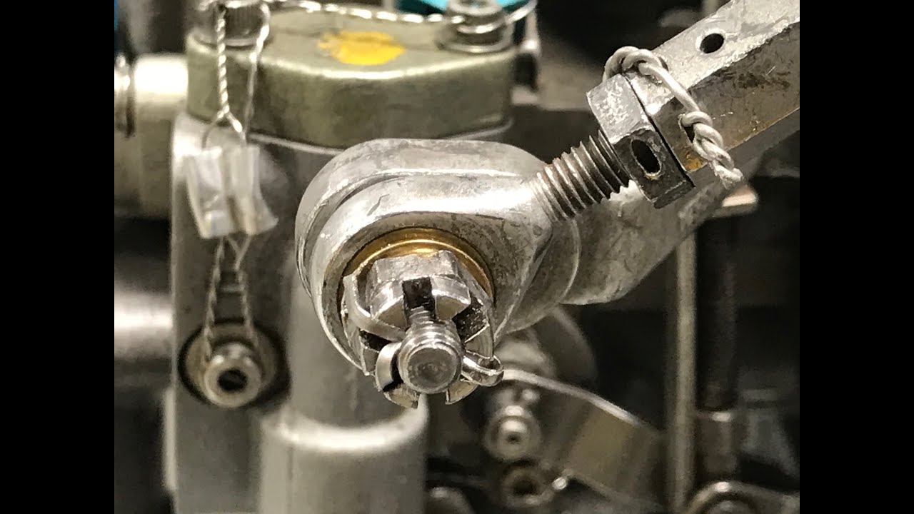 PT6-41 FCU reverse throttle push pull rod cotter pin and lock wire ...