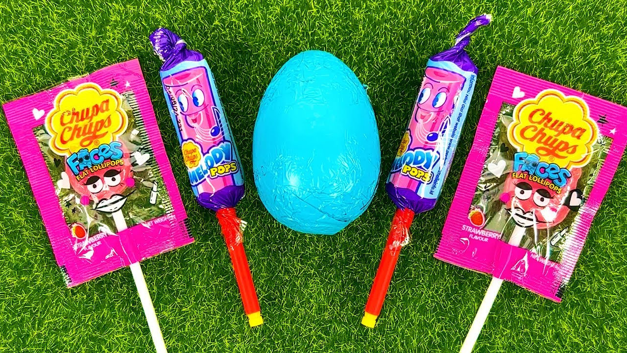 Yummy Lollipops and Candies ASMR 🍭 Zaini PORORO Surprise Eggs, Chupa ...