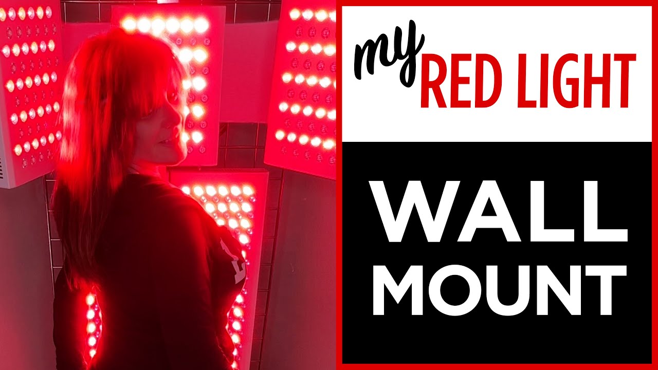 RED LIGHT THERAPY The Best Setup | Wall Mount Version - YouTube