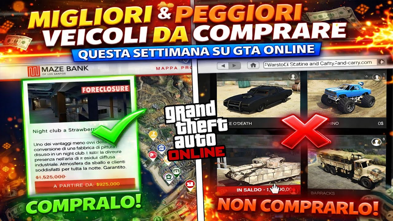 MIGLIORI & PEGGIORI ACQUISTI SU GTA ONLINE DEL NUOVO AGGIORNAMENTO ...