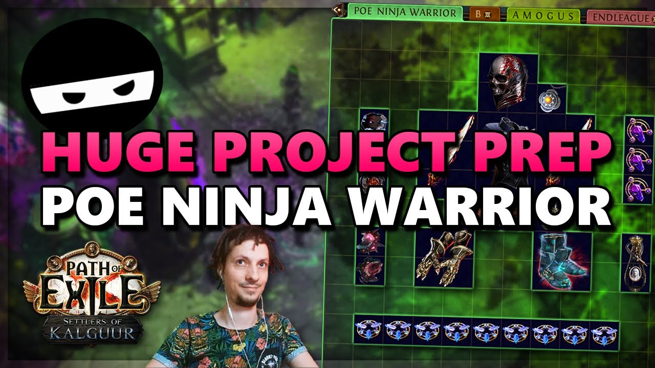 Massive preparations to become rank 1 dps on PoE Ninja - PoE #890 - YouTube
