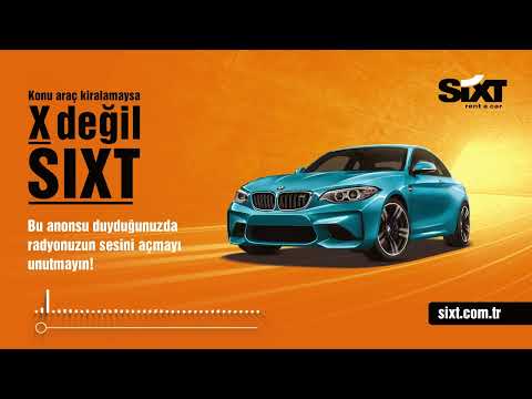 X değil SIXT rent a car