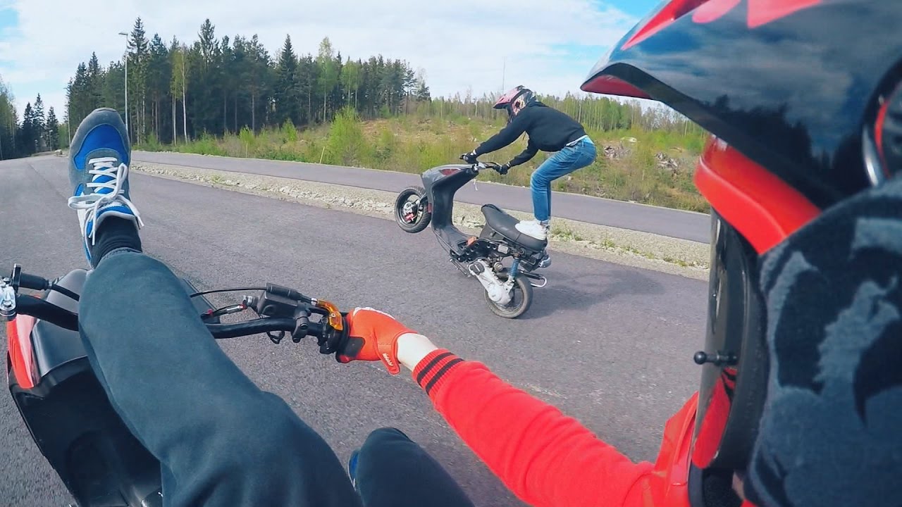 Little║The Perfect Weather!║Moped stunt - YouTube