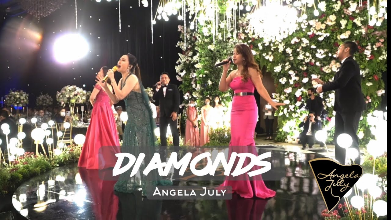 ANGELA JULY - DIAMONDS | LIVE PERFORMANCE BY ANGELA JULY - YouTube
