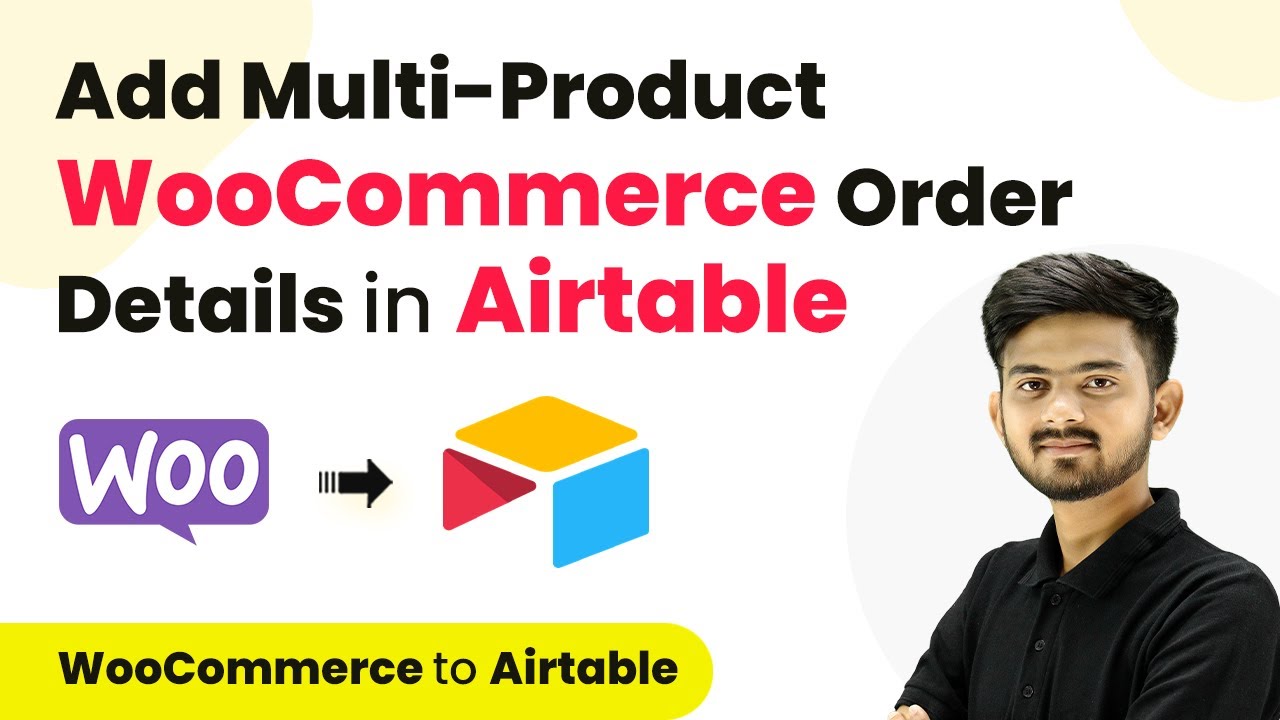 Automatically Add Multi Product Woocommerce Order Details In Airtable Youtube