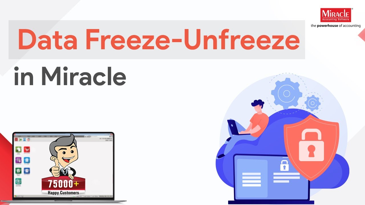 Data Freeze-Unfreeze in Miracle Accounting Software - YouTube