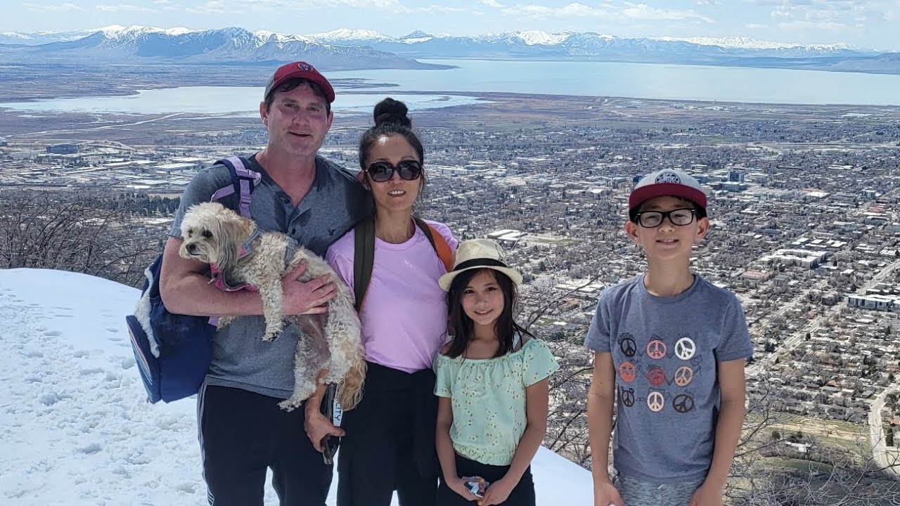 Family Hiking Activity - Hiking The BYU Mountain Y Trail - YouTube