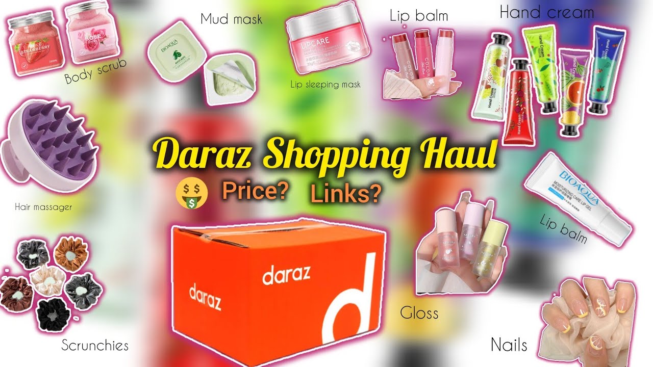 Unboxing Daraz Products 🛍 Daraz Beauty Haul - YouTube