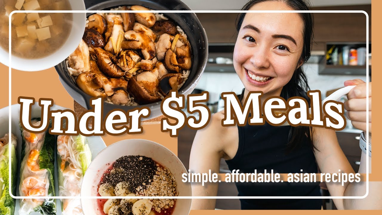 Cooking on a Budget: Affordable Asian Recipes for $5 or Less - YouTube