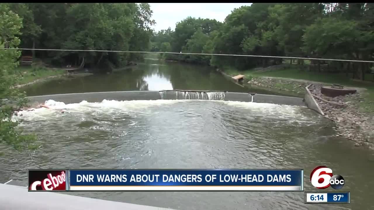 Indiana DNR warns about dangers of low-head dams - YouTube