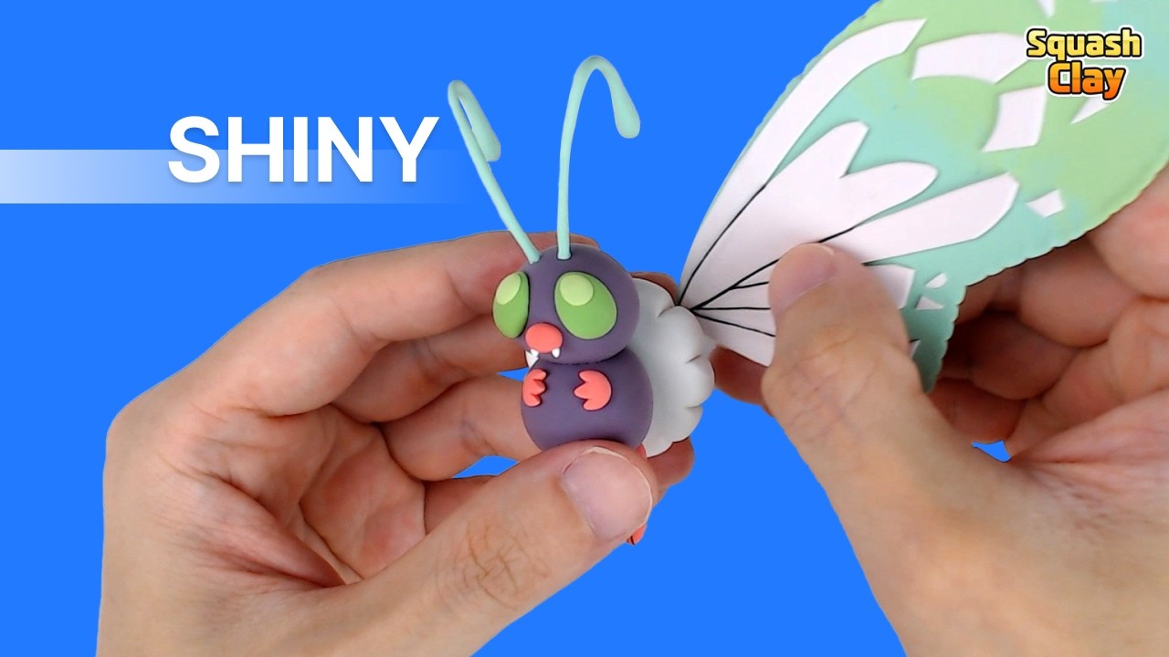 Making Shiny Gigantamax Butterfree Pokémon Clay - YouTube