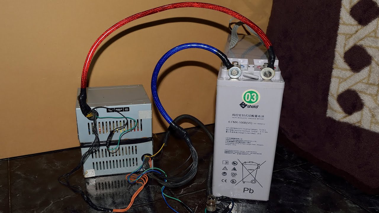 Como conectar 2 fuentes de pc en serie - YouTube