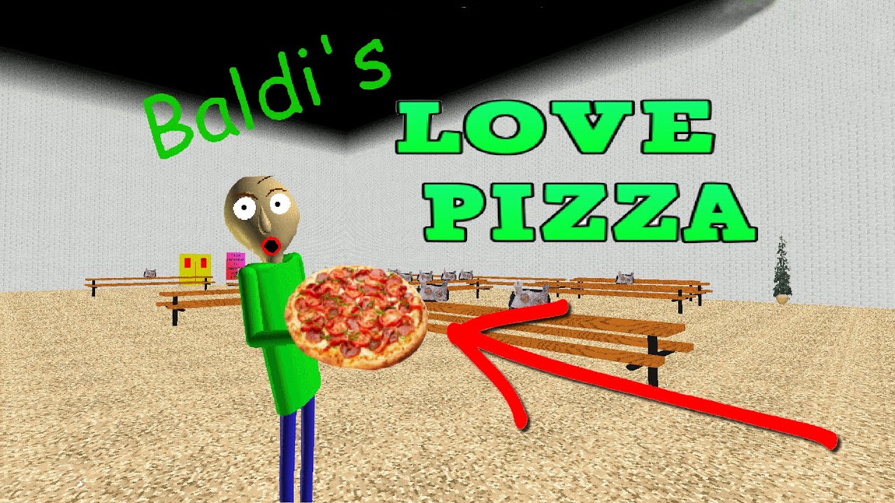 Agora todo mundo gosta de pizza na escola do Baldi! - mod Baldi's ...