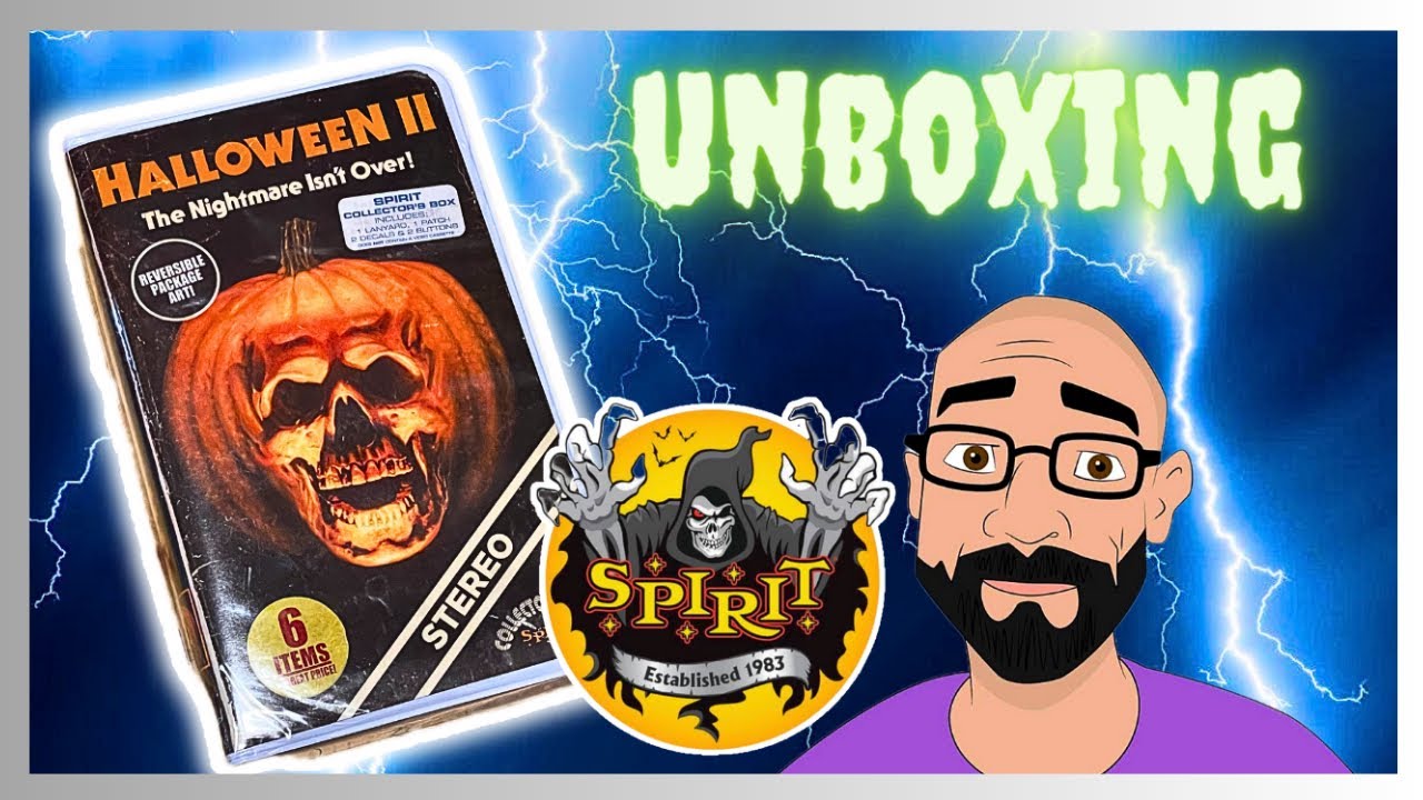 SPIRIT HALLOWEEN 🎃 VHS COLLECTOR’S BOX - UNBOXING - YouTube