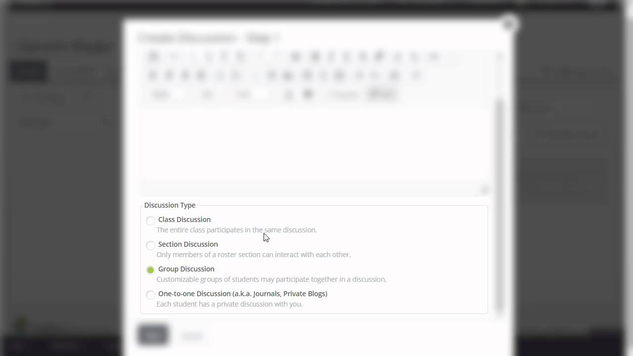 Setting Up Discussions in Haiku - YouTube