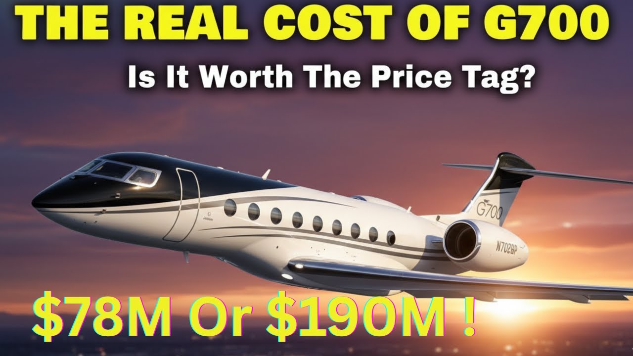 Inside the $190M Gulfstream G700 — The Real Cost of Owning the World’s ...