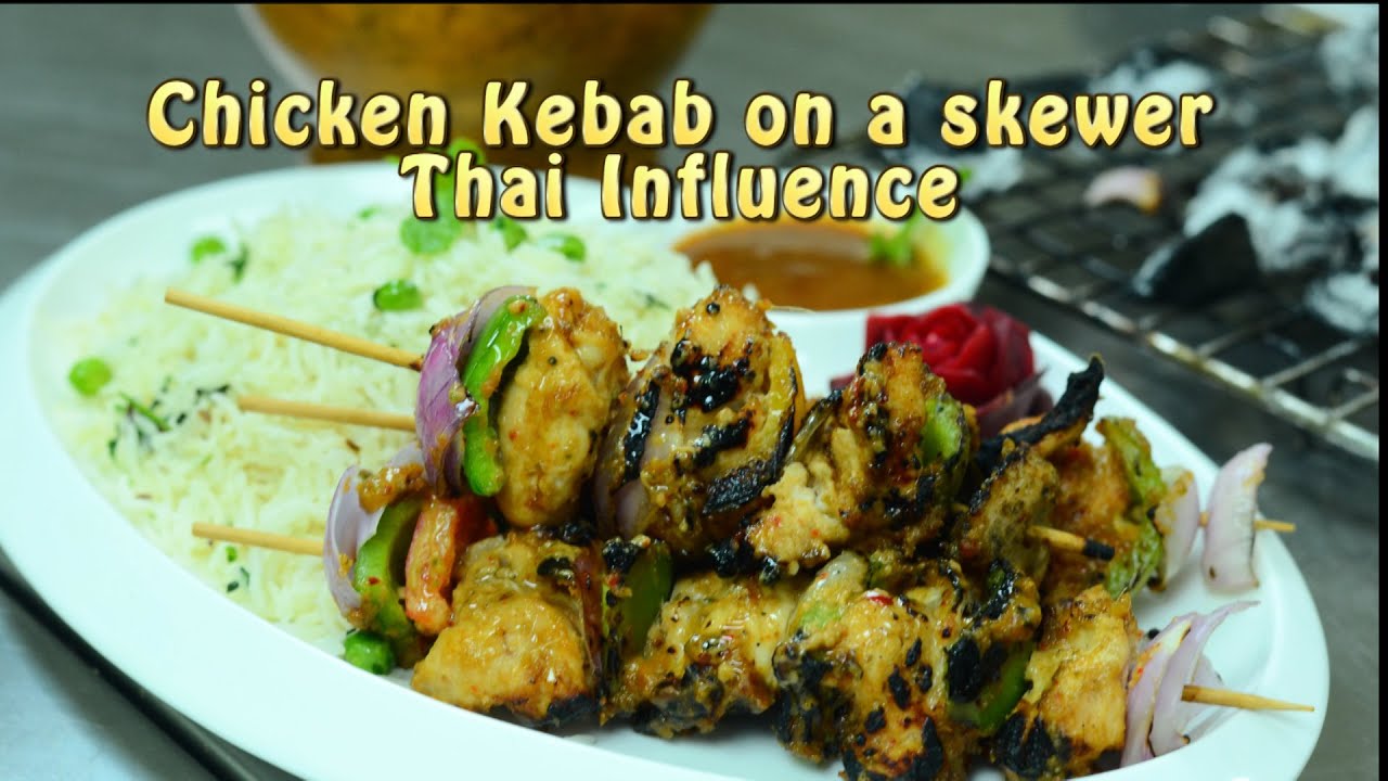 Chicken Fry And Roast Recipes 55 - Chicken Kebab with Thai Masalas on a ...