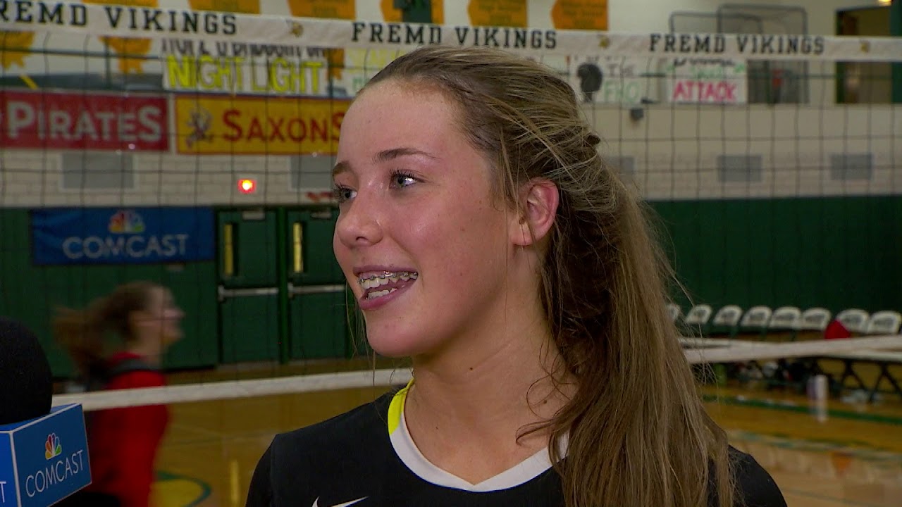 Rylen Reid, Fremd Volleyball - CN100 Player of the Game - YouTube