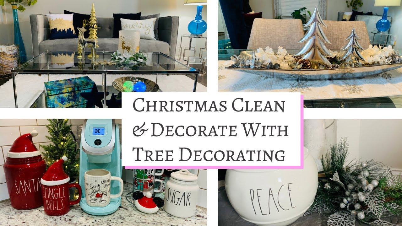 NEW 2021 CHRISTMAS CLEAN & DECORATE WITH ME, TREE DECOR , FRONT DOOR ...
