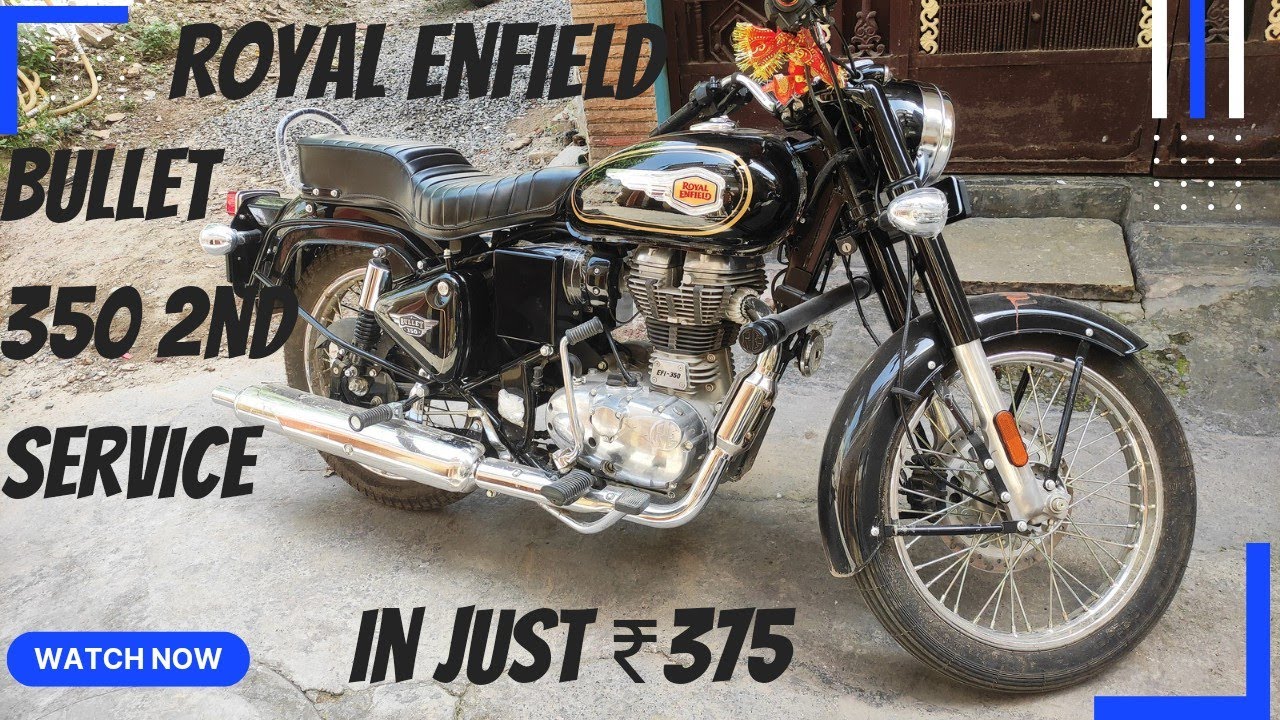 Royal Enfield Standard 350 2nd service || In under ₹400 😱|| VC Vlogs ...