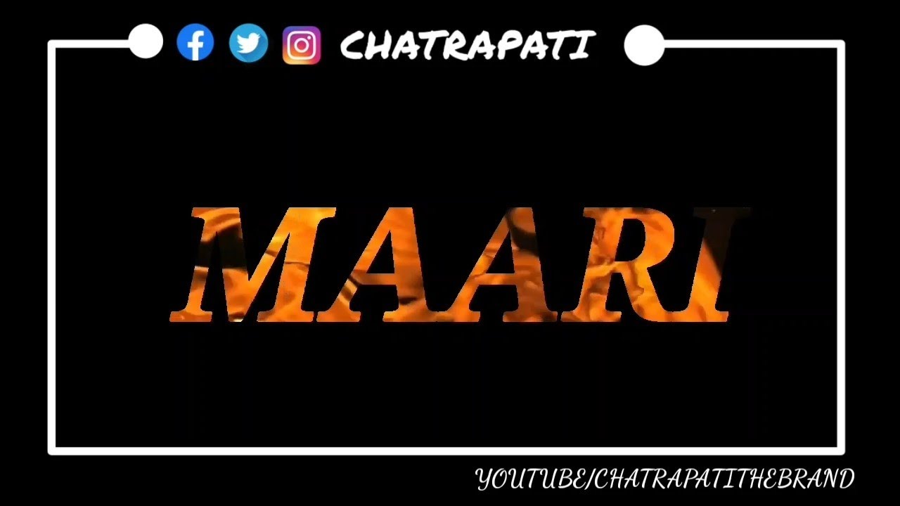 Maari name WhatsApp status - YouTube