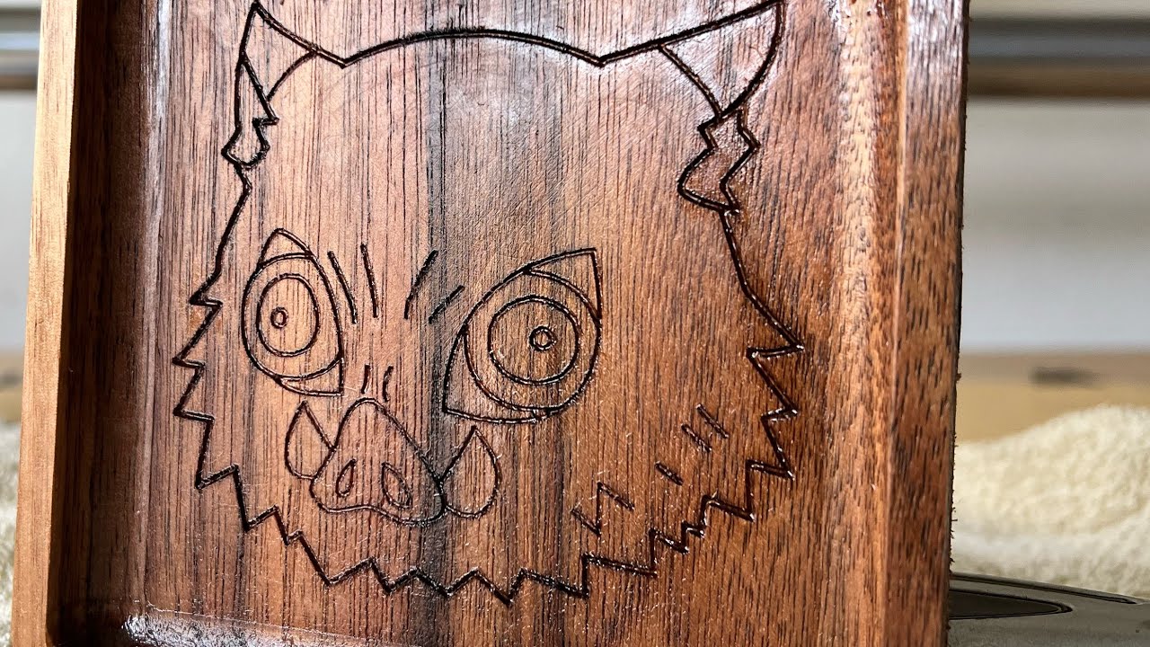 Demon Slayer Anime, Inosuke catch all tray. Made with walnut using ...