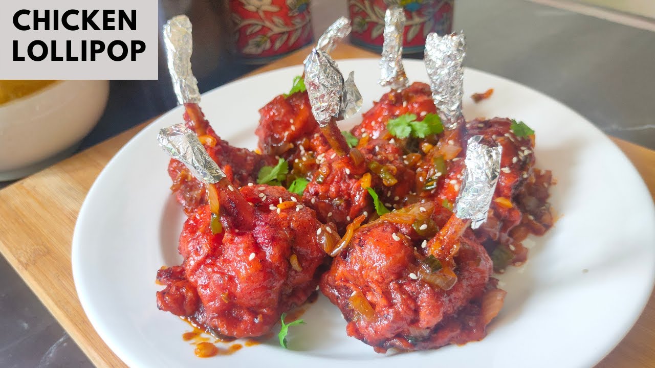 Chicken Lollipop | Indo-Chinese Chicken Lollipop Recipe | Crispy ...