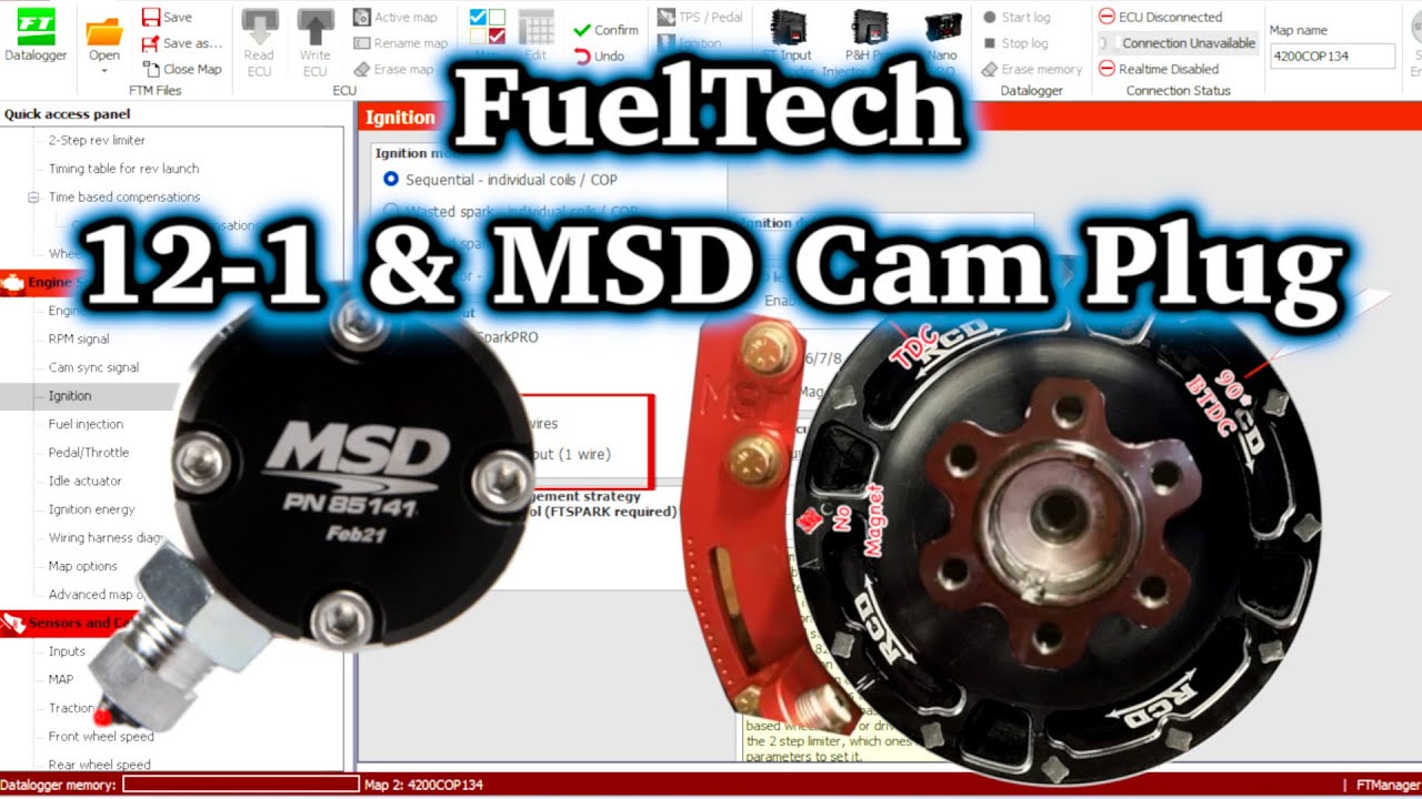 How To Setup FuelTech 12-1 Crank Trigger with MSD Cam Plug SBC/BBC - YouTube