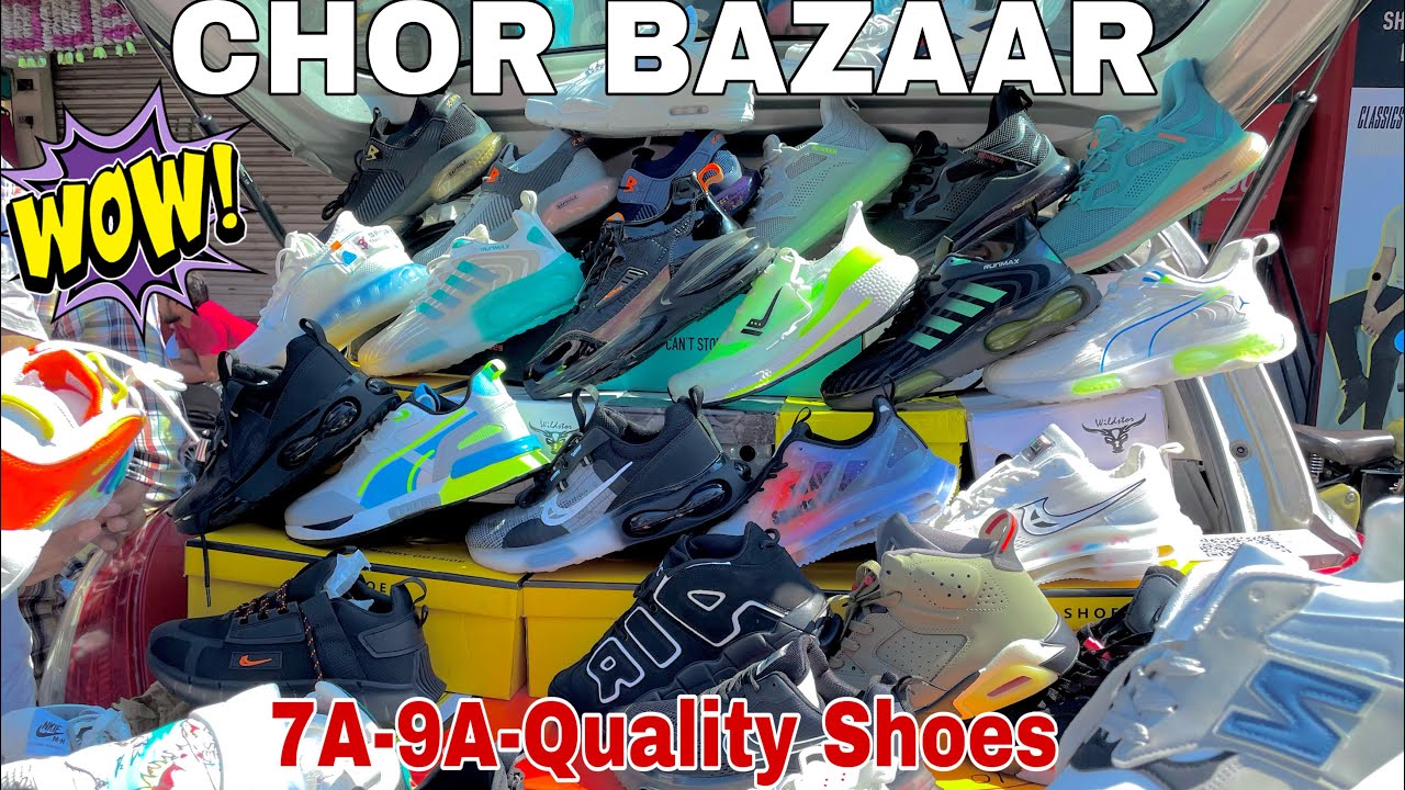 Chor Bazaar Shoes Market |Jordan,Nike,Adidas,Puma, Shoes | Shoes Market ...