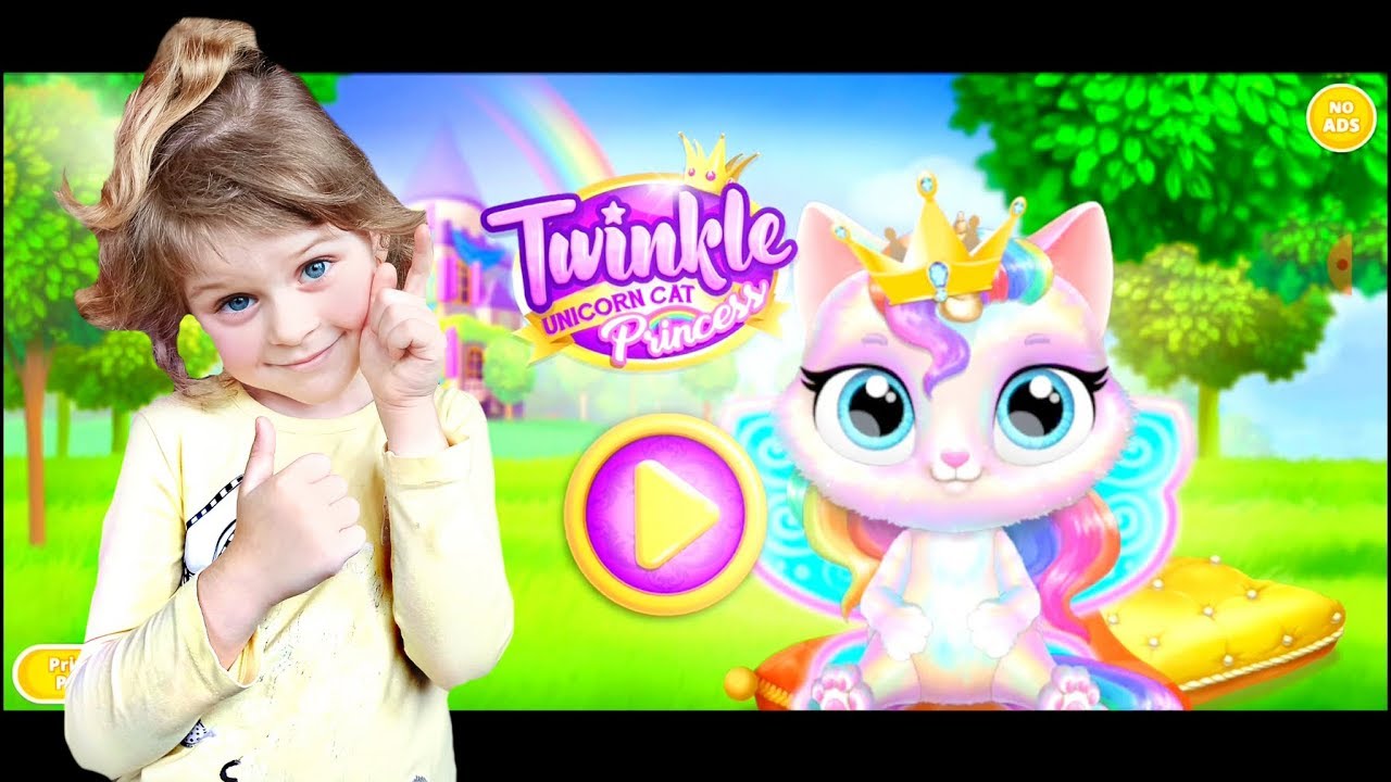 Twinkle - Unicorn Cat Princess 🐱 игра КОШКА-ЕДИНОРОЖКА🐱 - YouTube