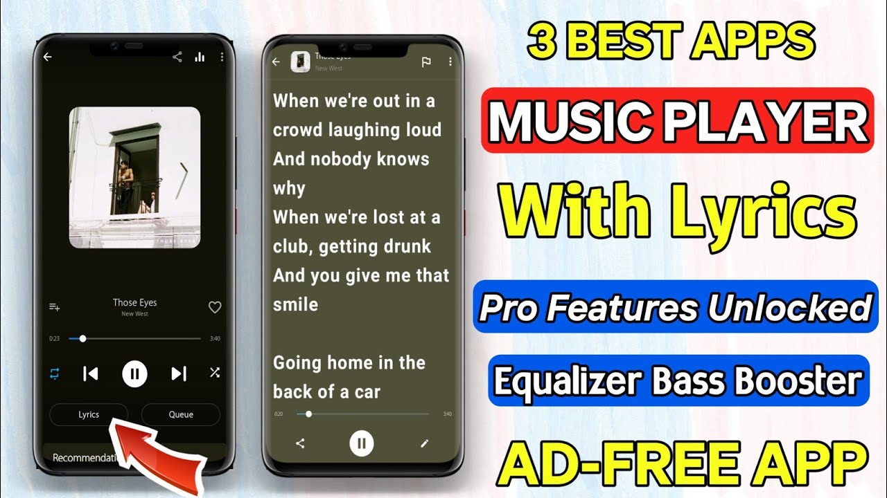 3 Best Music Player with Lyrics Apps For Android in 2025 - YouTube