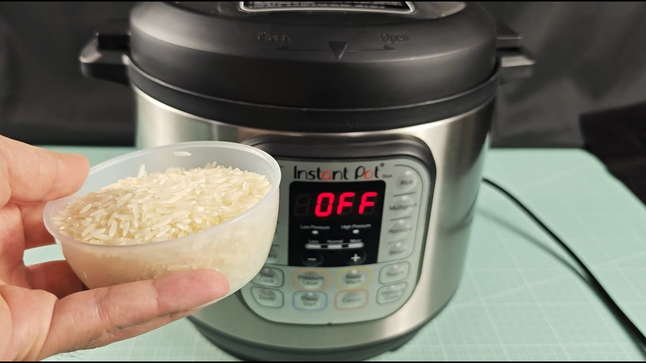 Instant Pot Cook Long Grain White Rice with Rice Button - YouTube