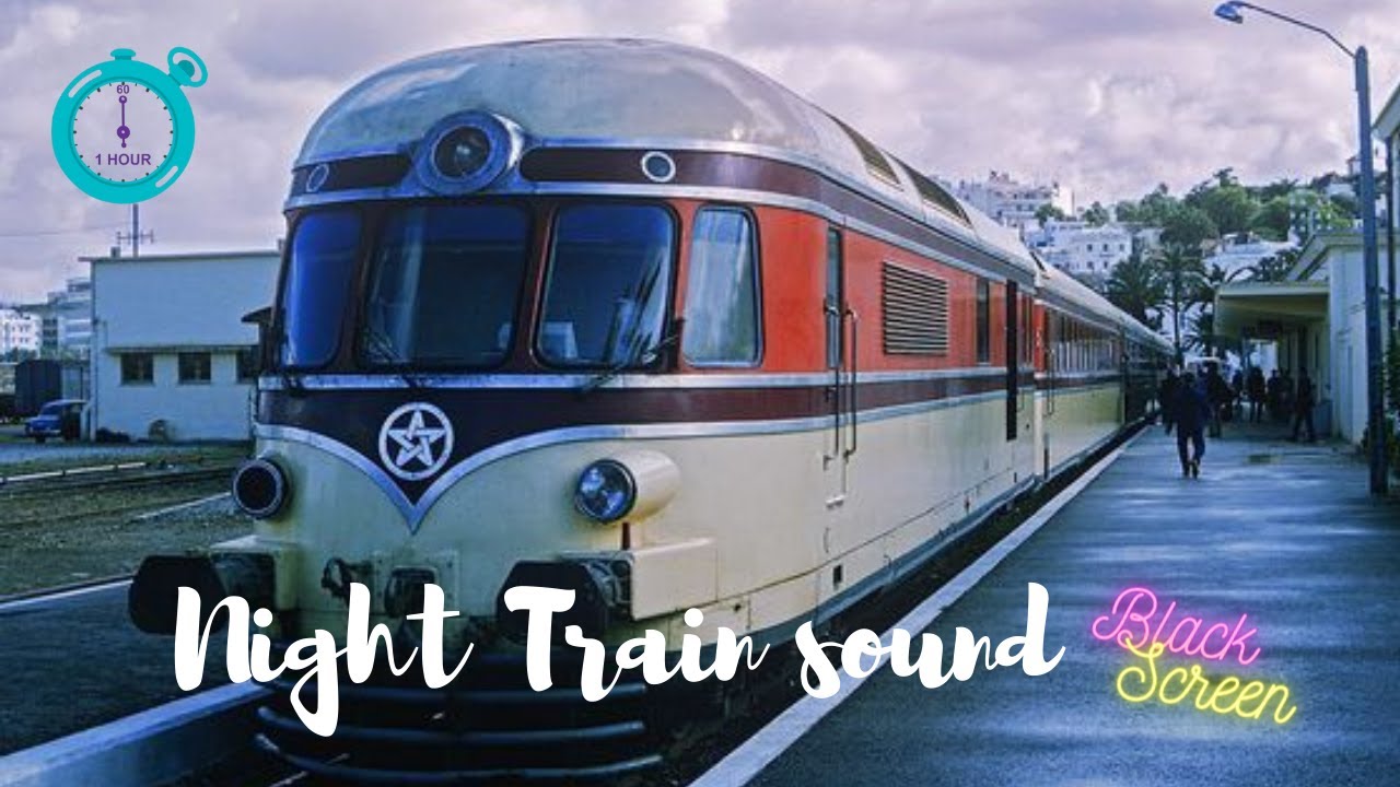 RELAXING TRAIN SOUND | NIGHT TRAIN SOUNDS | sleep in 30 minutes ...