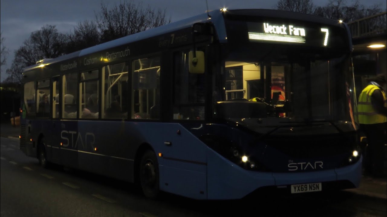 First solent Enviro200MMC 67275 on route 7 to wecock farm - YouTube
