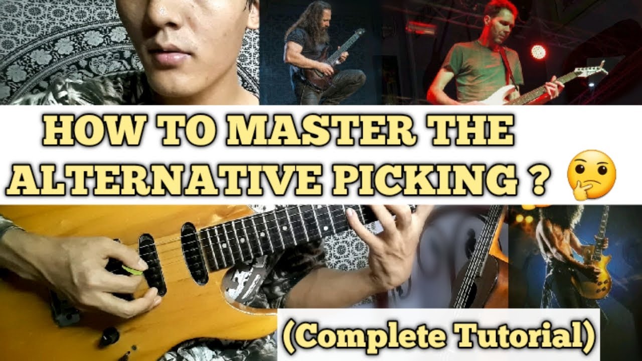 How To Master The Alternative Picking | Guitar Lesson | (Easy To Learn ...
