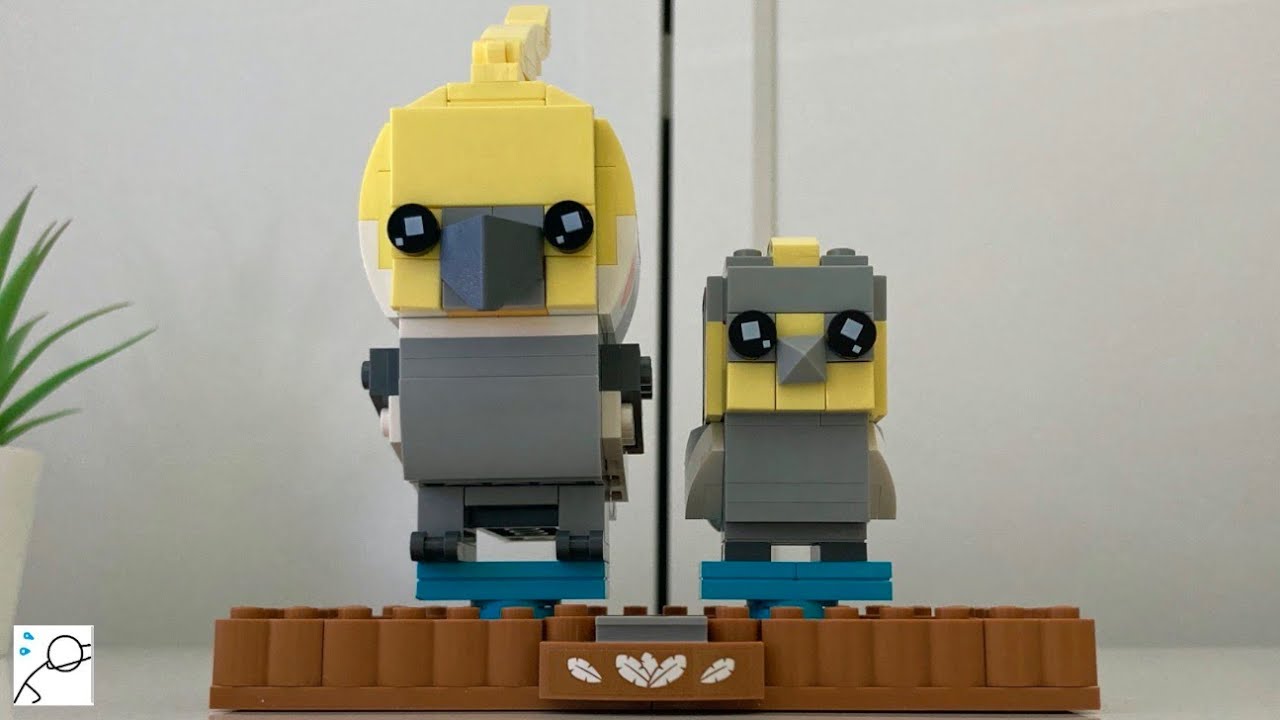 LEGO 40481 - Cockatiel (Stop-Motion Build) - YouTube