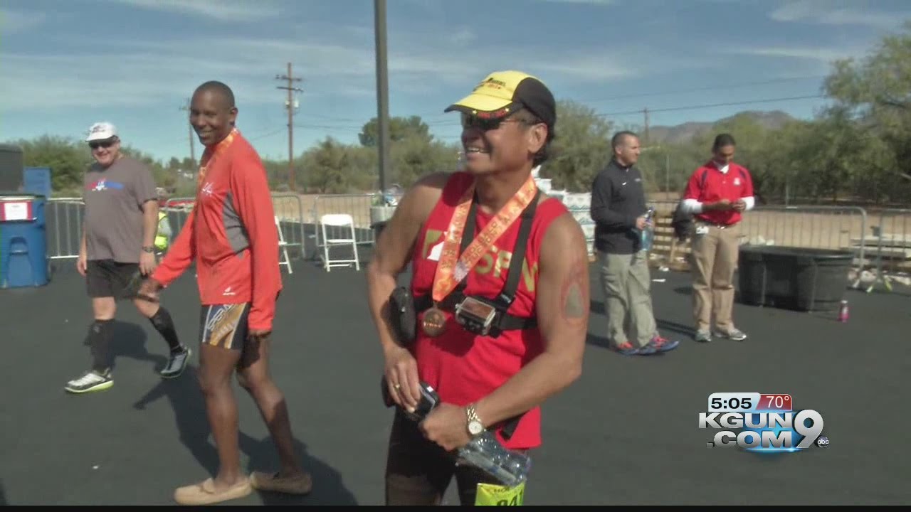 Man completes goal of running barefoot marathons in all 50 states - YouTube