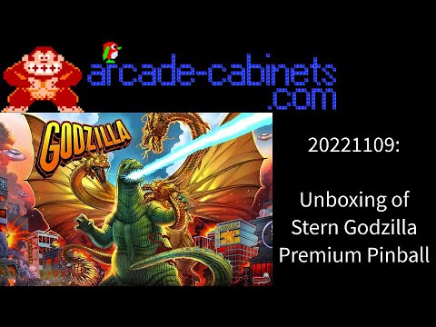 Stern Godzilla Premium Pinball unboxing and setup! - YouTube