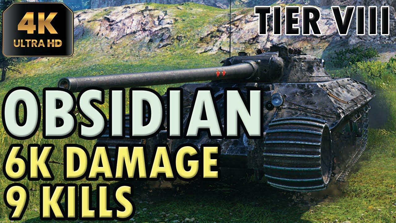 Obsidian WoT - 6K Damage - 9 Kills - YouTube