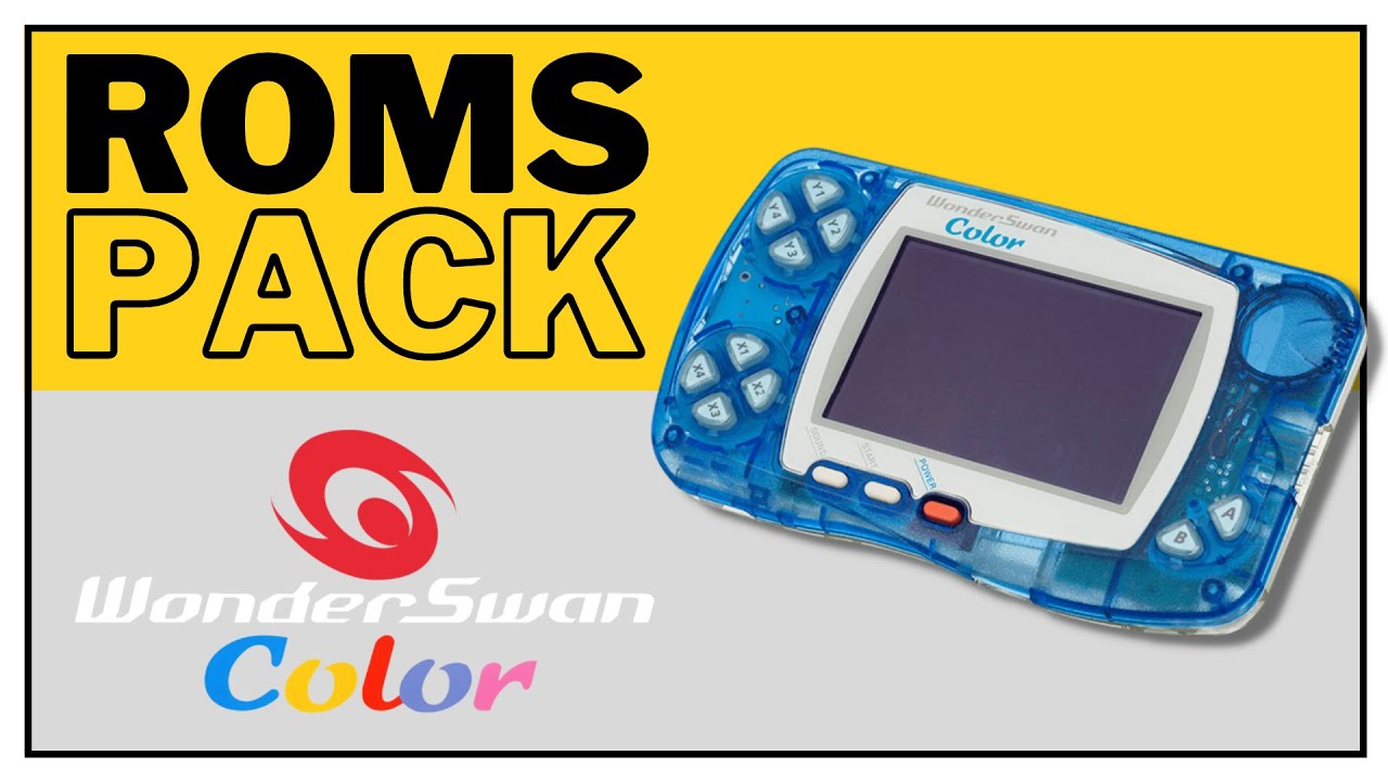 🎮 PACK ROMs SET - WonderSwan Color | 122 Jogos - YouTube