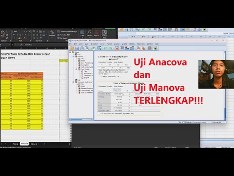 Uji Anacova dan Manova dengan SPSS TerLengkap hingga Uji Normalitas serta Uji Homogenitas
