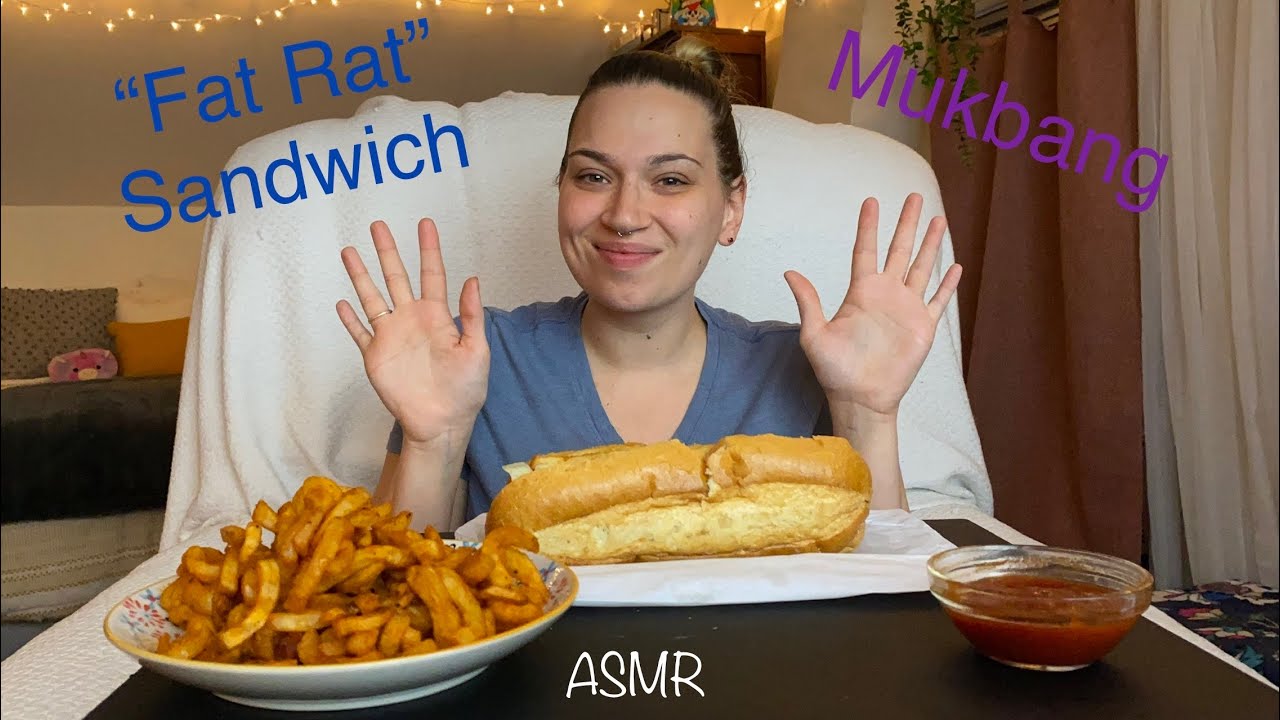 ASMR “Fat Rat” Sandwich Mukbang | No Talking - YouTube